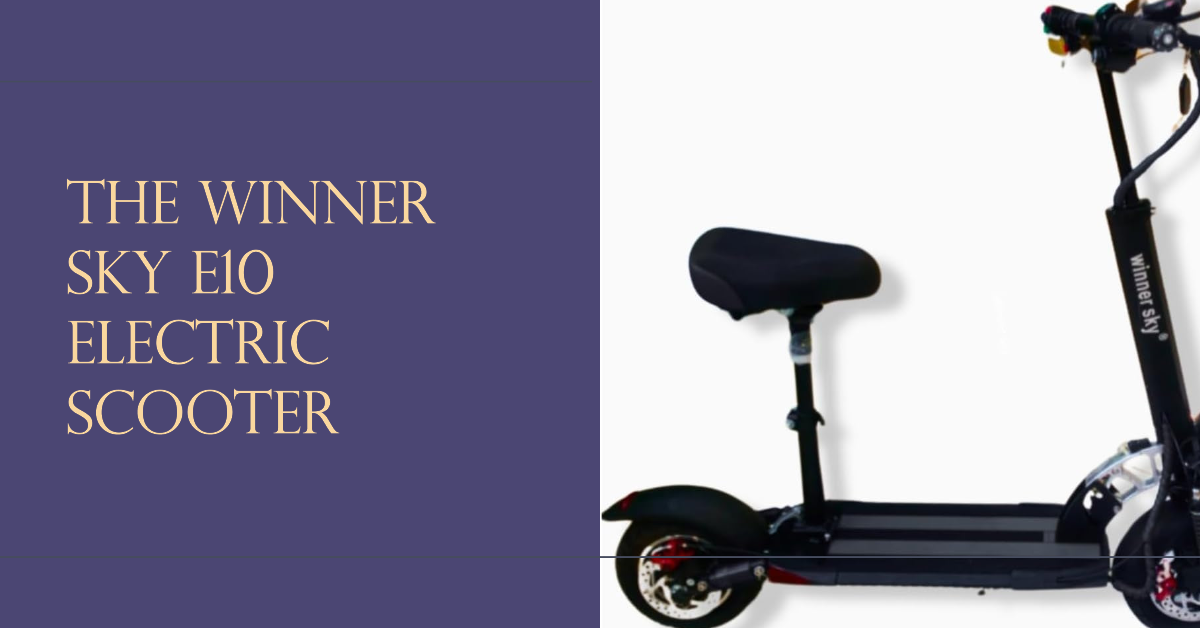 The WINNER SKY E10 Electric Scooter – Scootup Scooters Trading llc