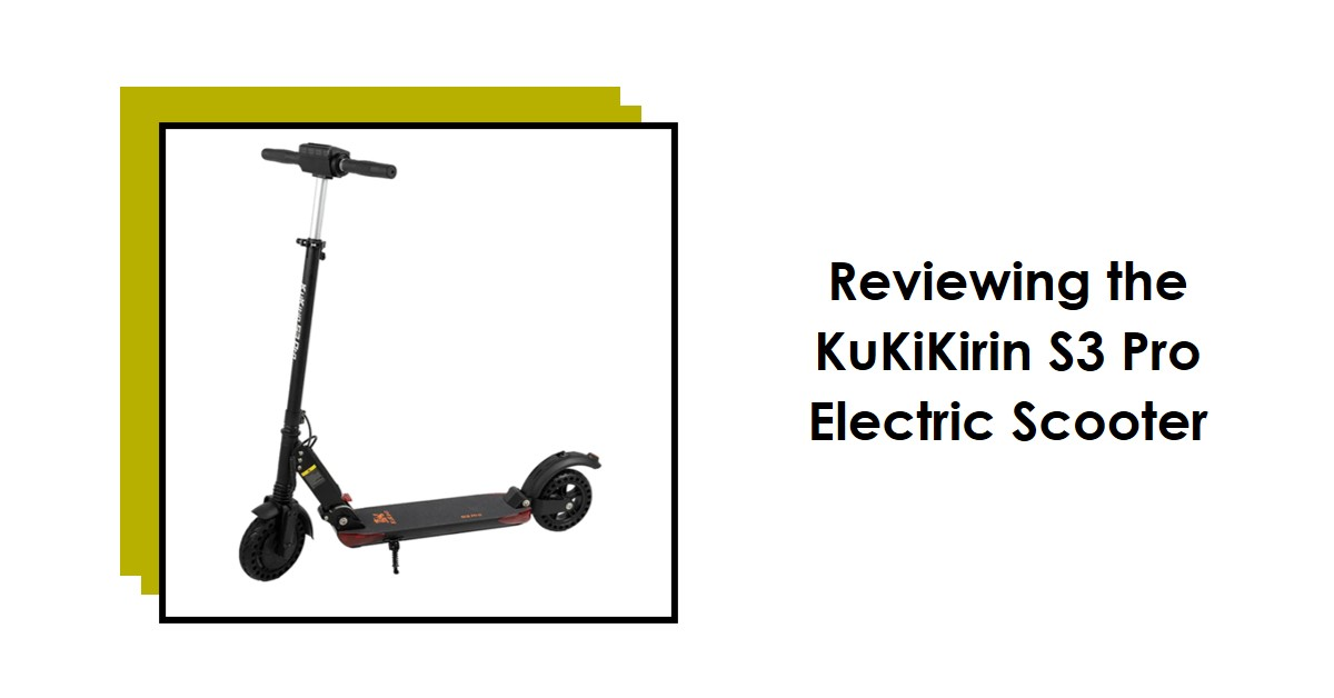 In-Depth Review of KuKiKirin S3 Pro Electric Scooter – Scootup Scooters ...