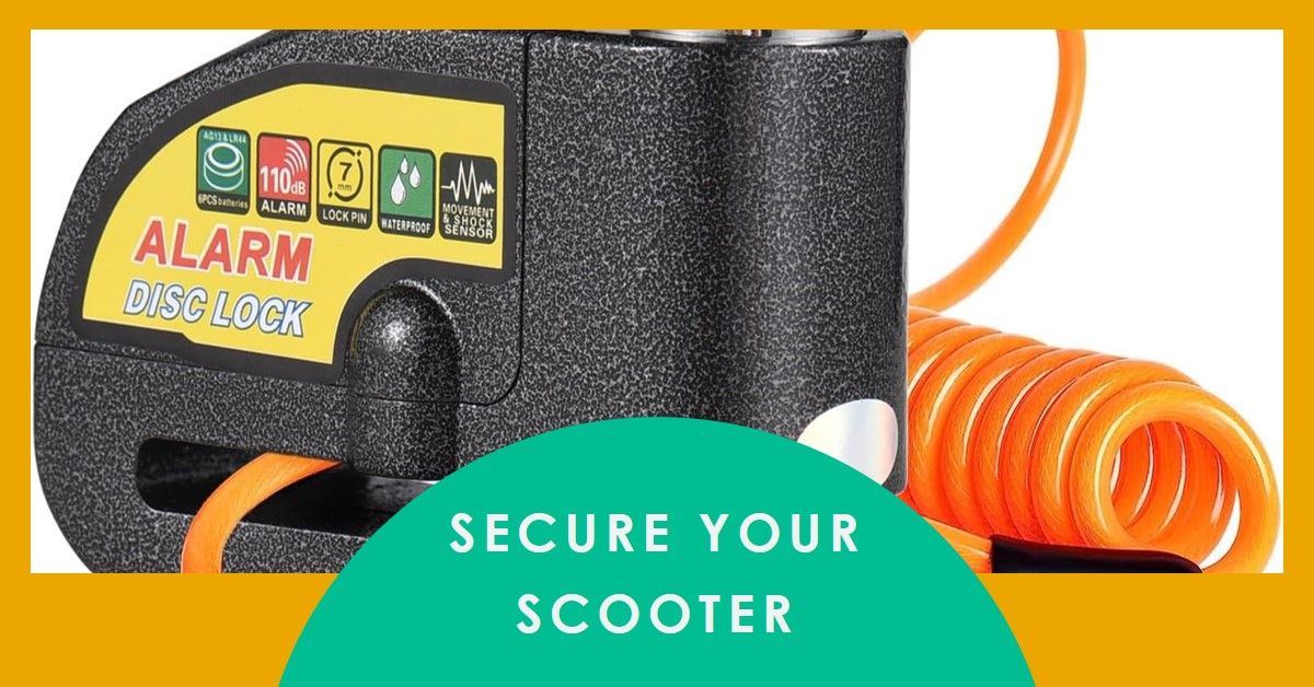 The Disc Brake Scooter Lock – Scootup Scooters Trading llc