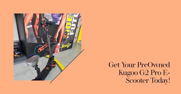 E-Scooter Care & The Kugoo G2 Pro PreOwned E-Scooter On Sale – Scootup ...