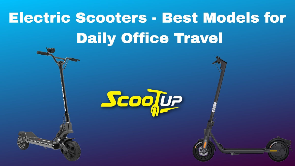 Electric Scooters - Best Models for Daily Office Travel – Scootup ...