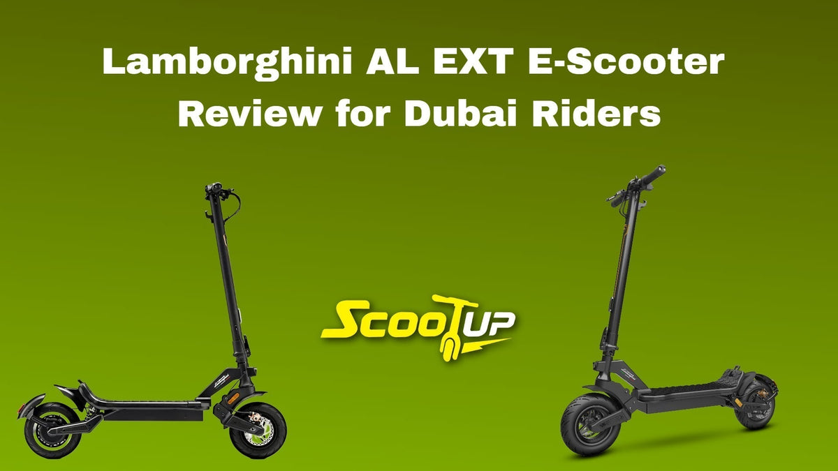 Lamborghini AL EXT E-Scooter Review for Dubai Riders – Scootup Scooters ...