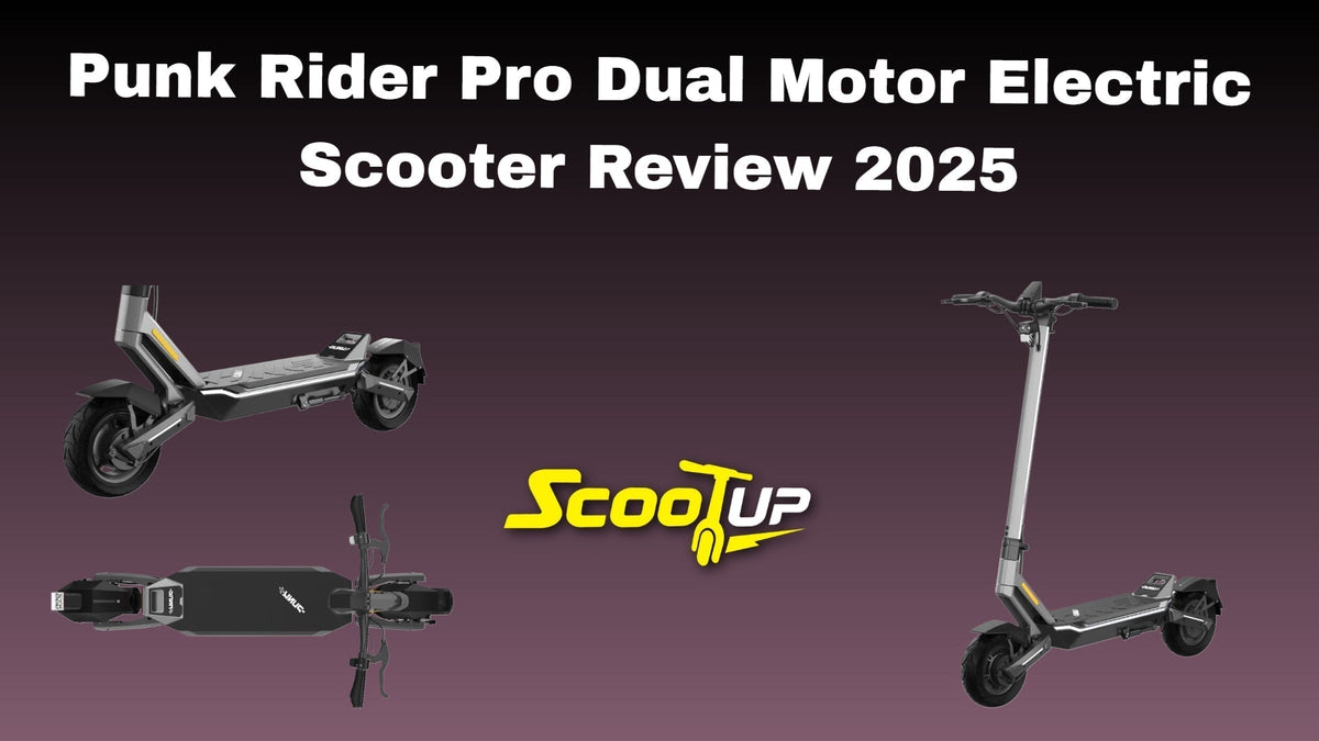 Punk Rider PRO Dual Motor Electric Scooter Review 2025 – Scootup ...