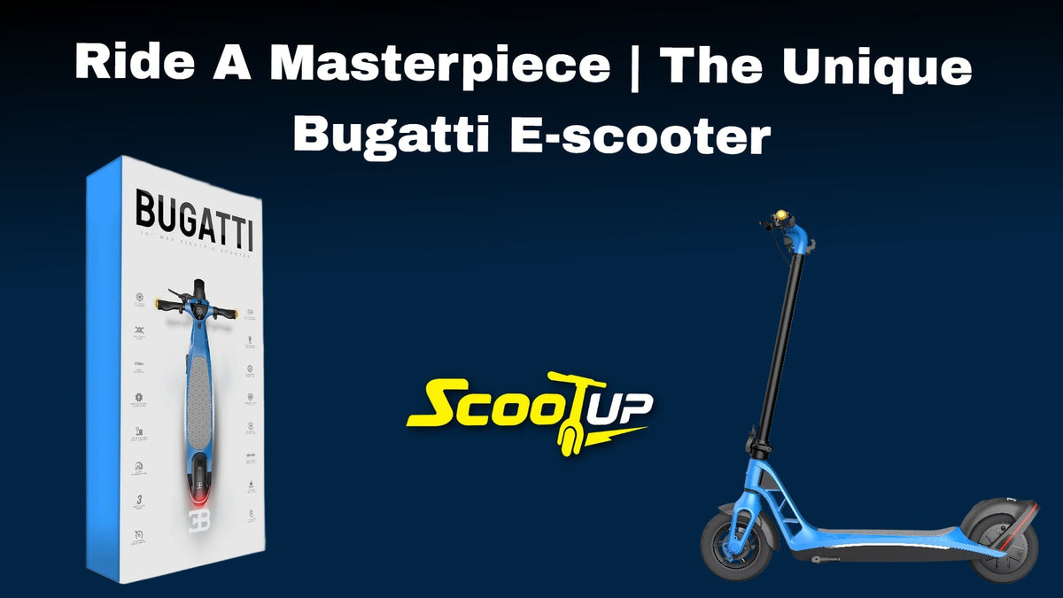 Ride A Masterpiece | The Unique Bugatti E-scooter – Scootup Scooters ...