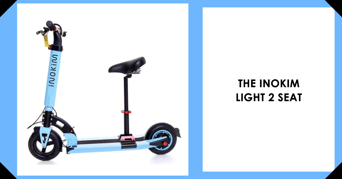 The INOKIM Light 2 Seat – Scootup Scooters Trading llc
