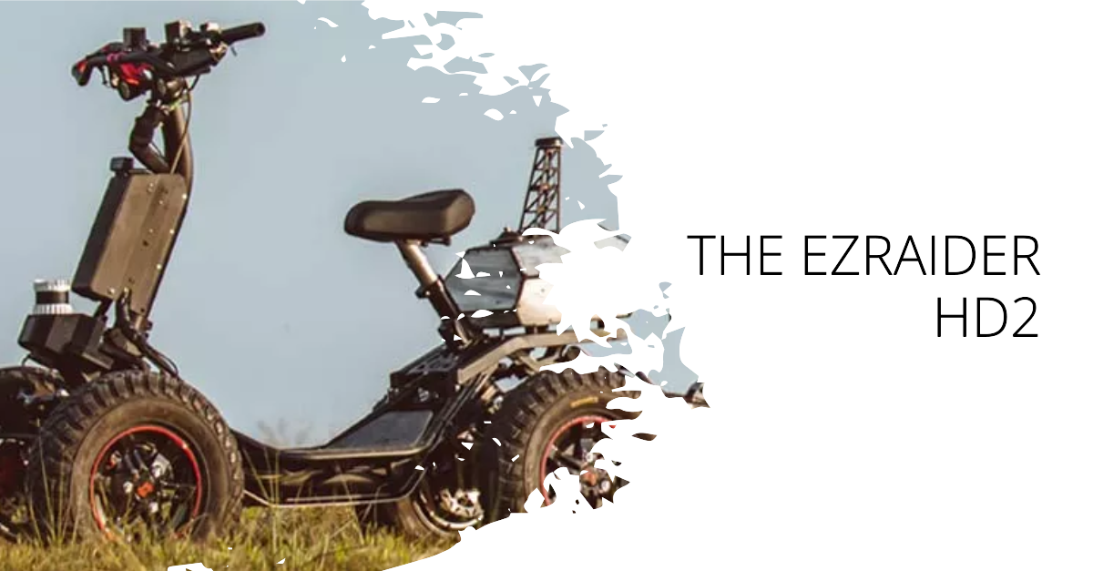 The EZRaider HD2 – Scootup Scooters Trading llc