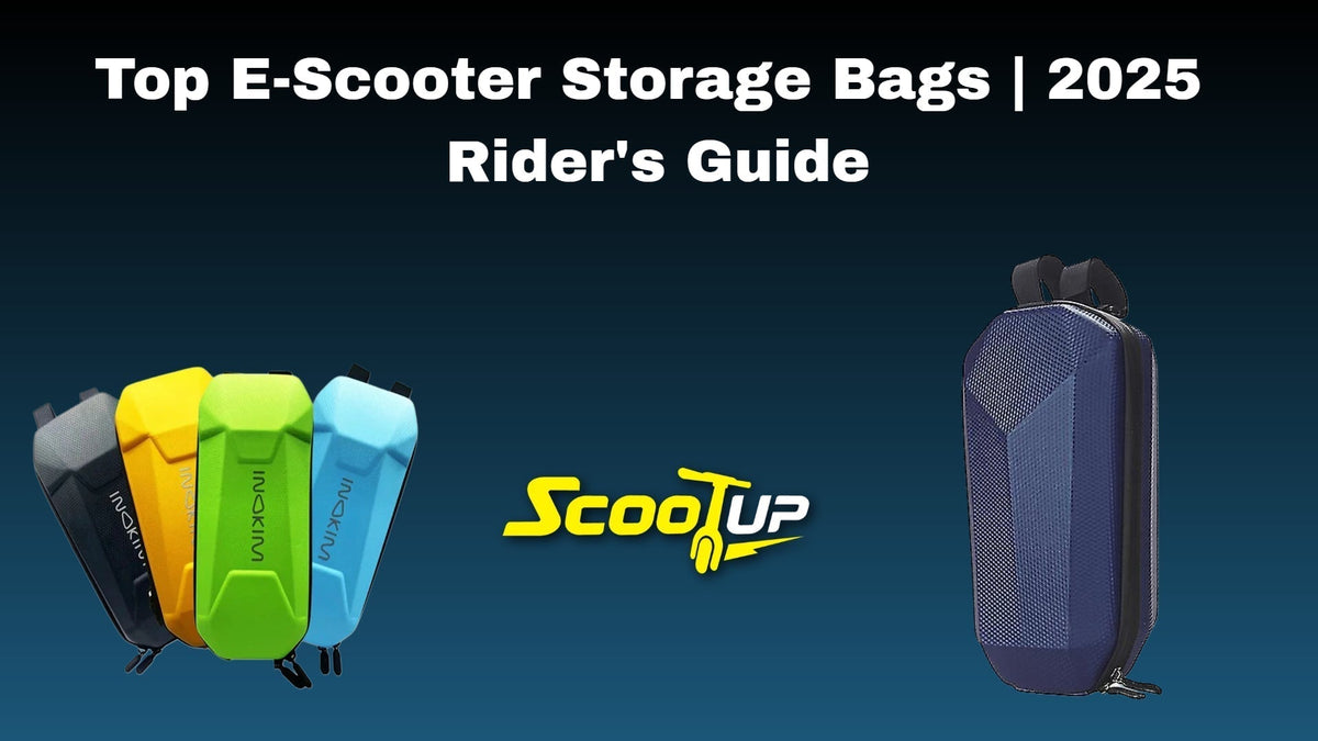 Top E-Scooter Storage Bags | 2025 Rider's Guide – Scootup Scooters ...